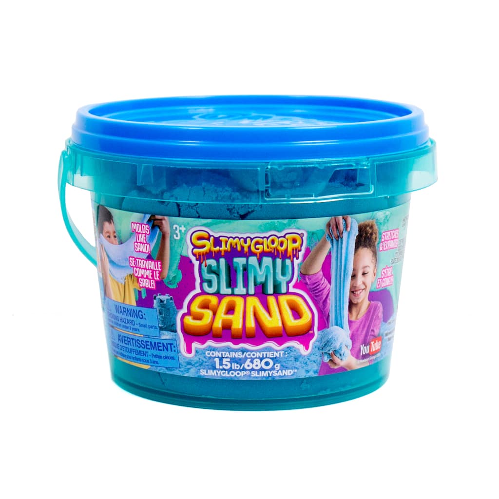 SlimyGloop Slimy Sand Bucket Light Blue Michaels slimygloop-slimy-sand-bucket-light-blue-michaels